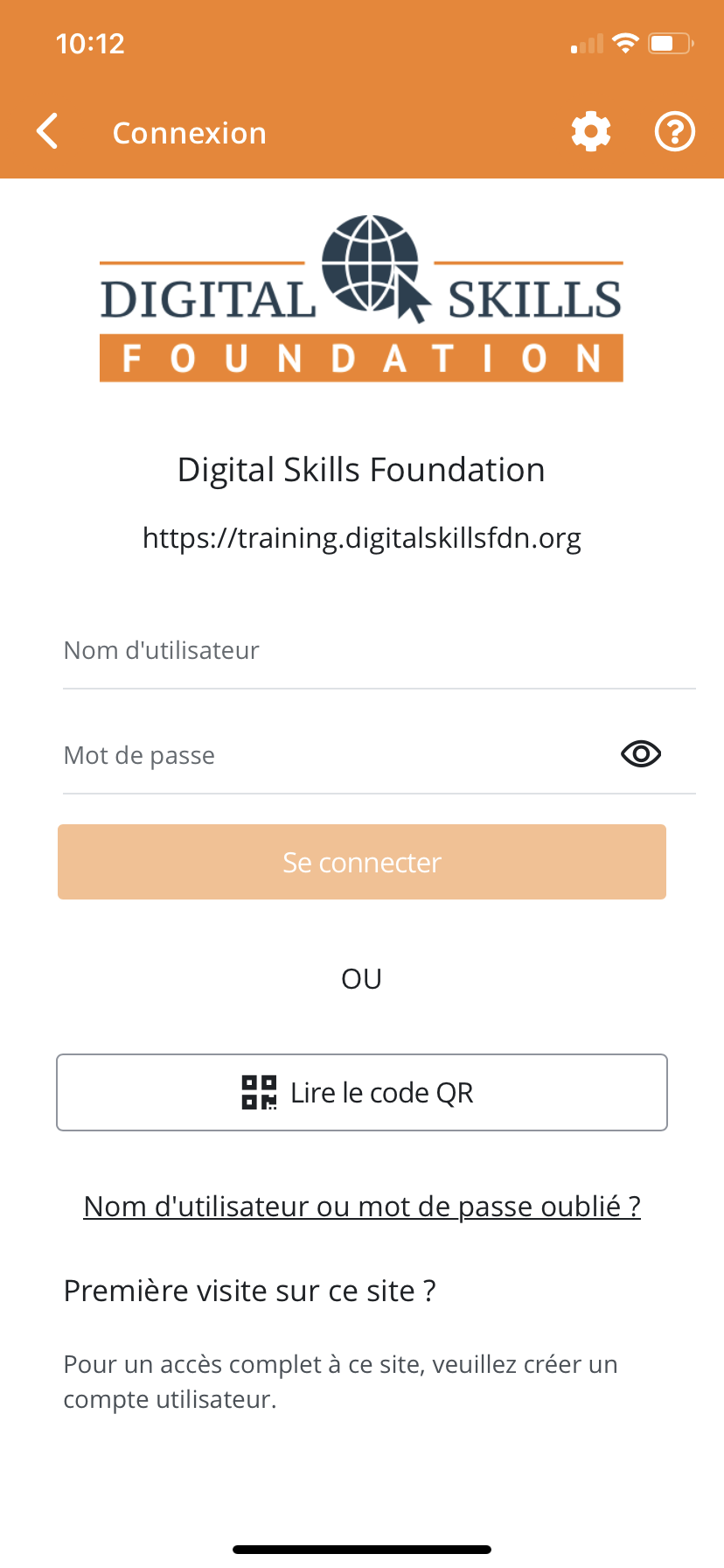 DSF training on mobile – Knowledge base